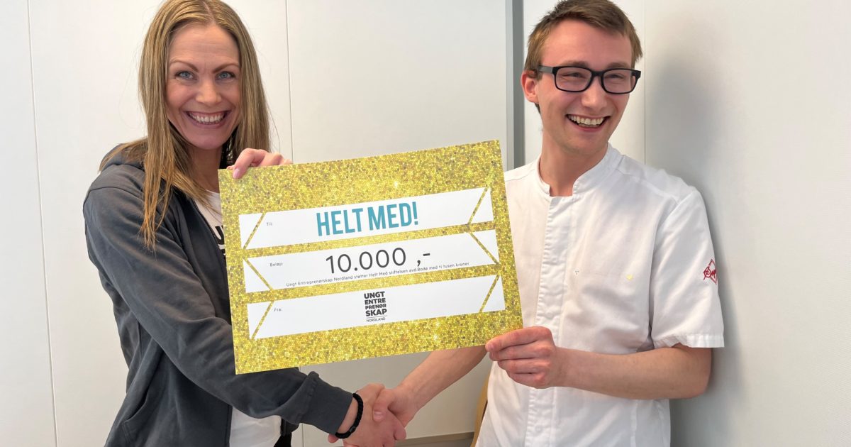 Ungt Entreprenørskap | Ungt Entreprenørskap Nordland støtter HELT MED