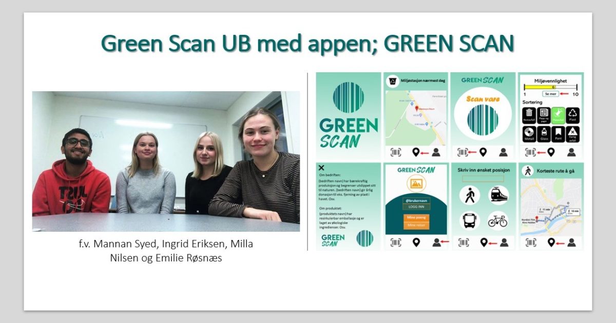 Ungt Entreprenørskap | Green Scan UB - Halden videregående skole